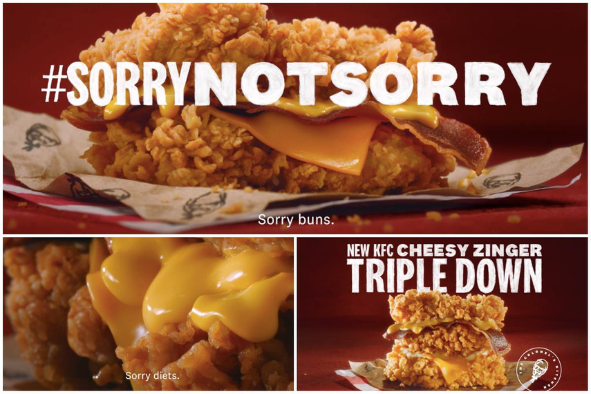 KFC'den ekmeksiz tavuk 'sandviçleri' I Campaign Türkiye