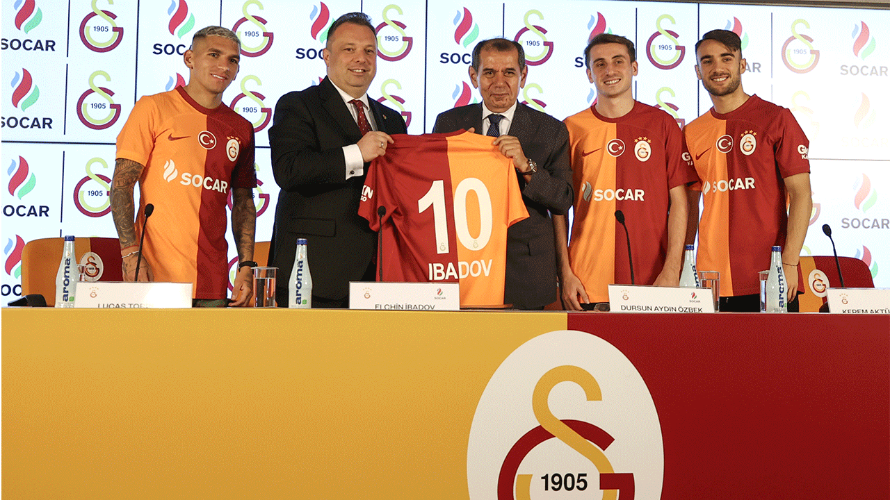 Galatasaray, SOCAR ile 3 yıllık sponsorluk anlaşması imzaladı ...
