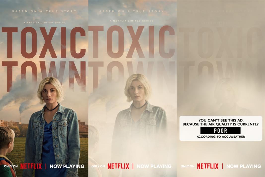 Netflix, ‘Toxic Town’ için açık hava afişlerini “Kirletti” | Campaign ...